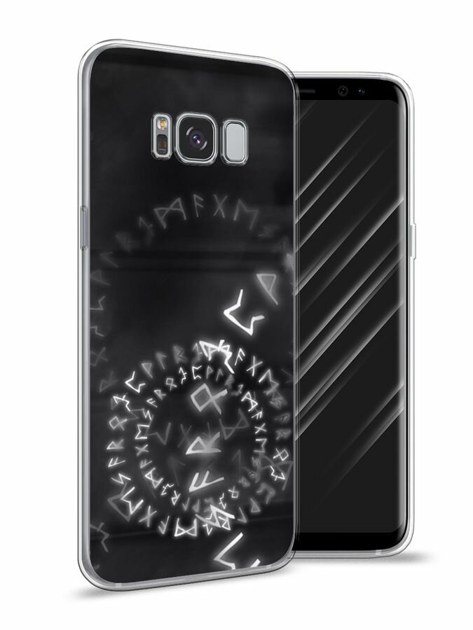 Чехол на Samsung Galaxy S8 / Самсунг Галакси С8 с принтом "Руны"