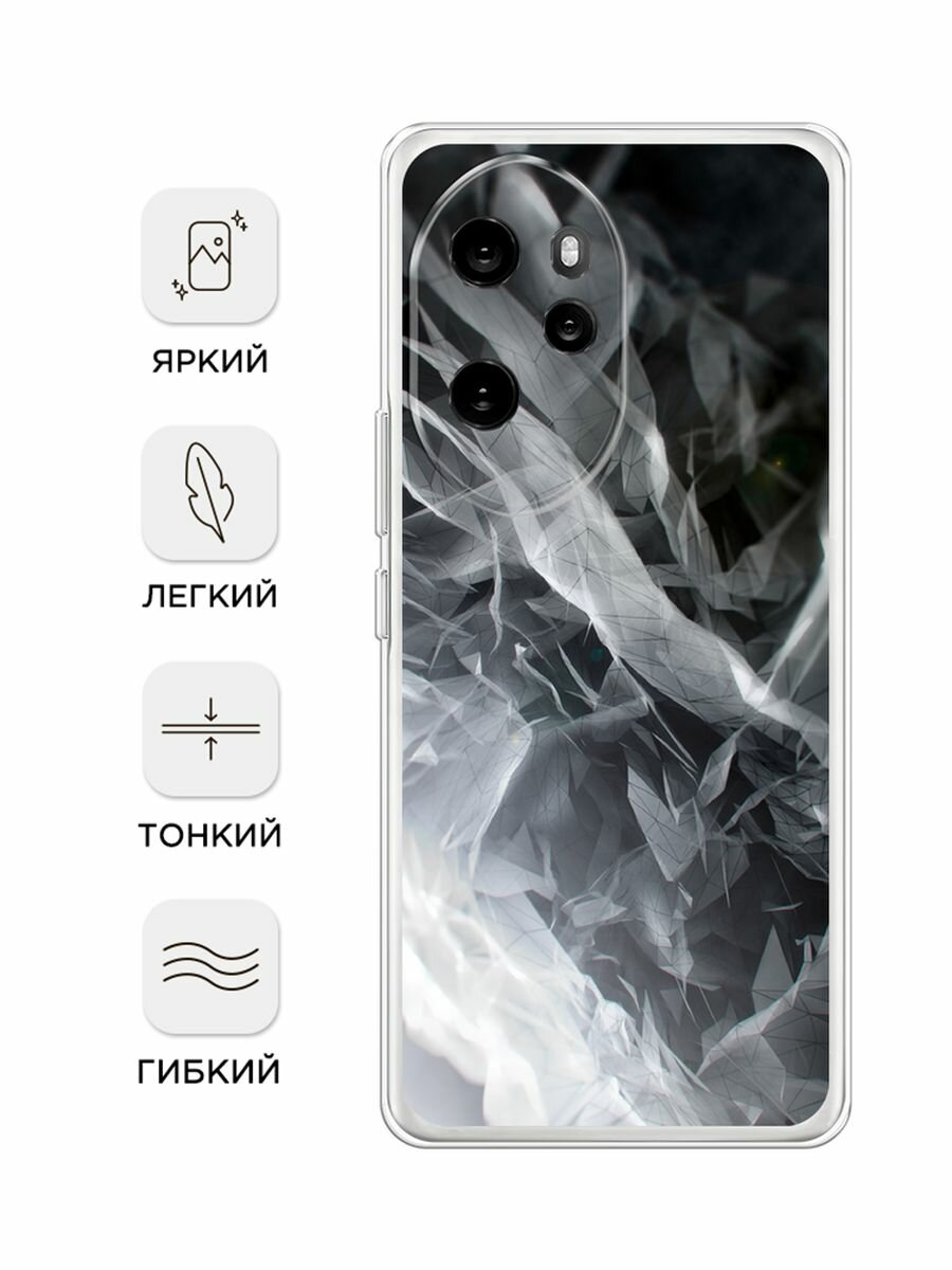 Чехол на Honor 100 Pro / Хонор 100 Про с принтом "Абстракция 9" — фото 1