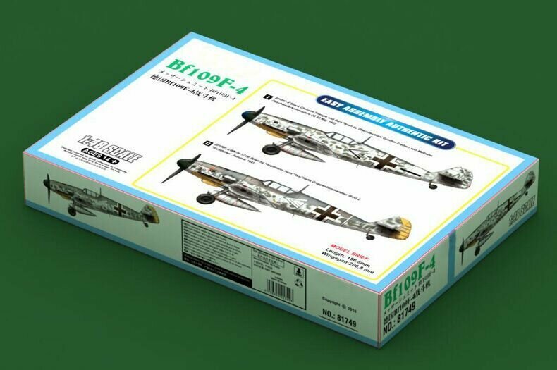 HOBBYBOSS HB 81749 1/48 Мессершмитт Bf 109F-4 Модельный комплект Танки