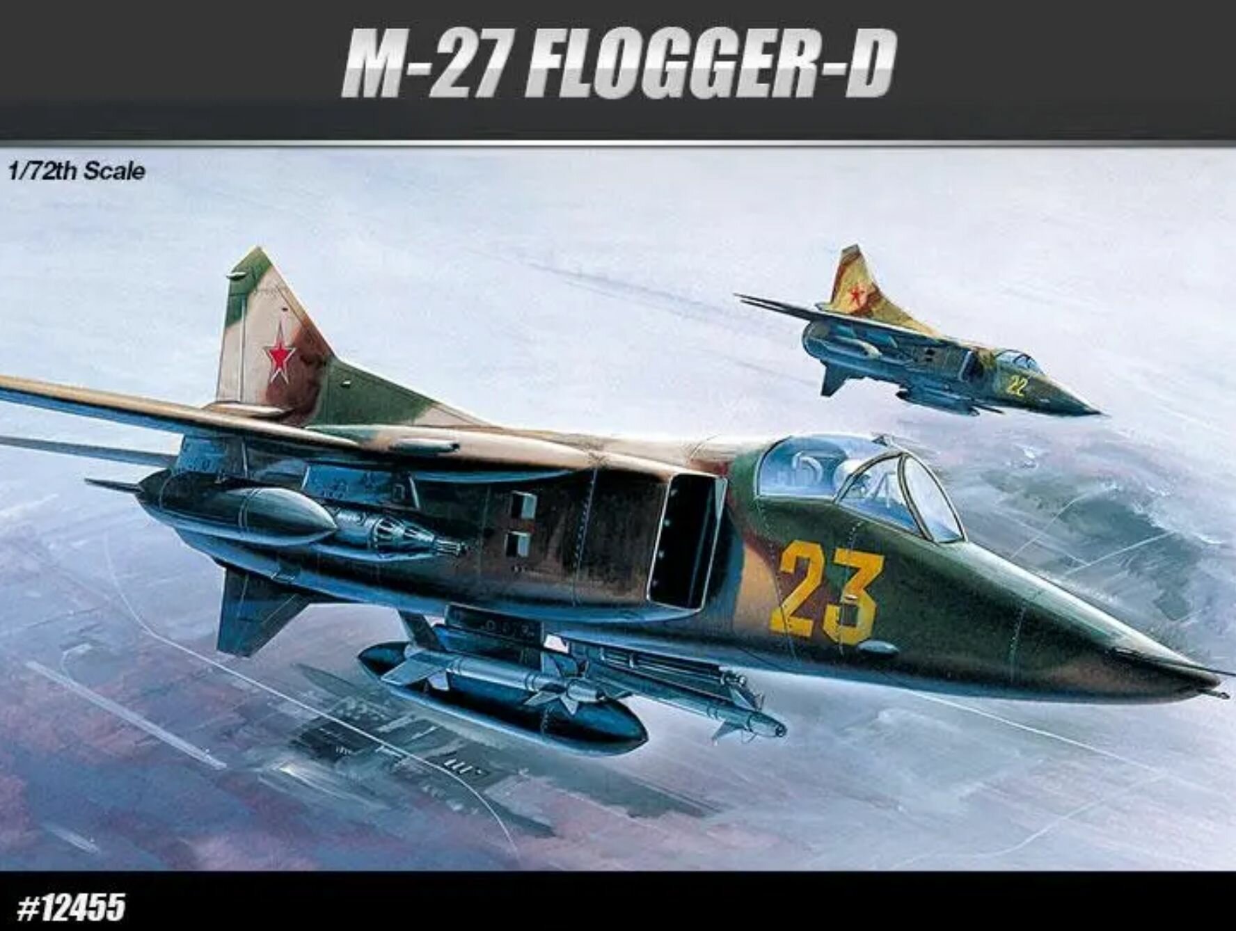 Academy 12455 1/72 MiG-27 Flogger-D сборная модель самолета