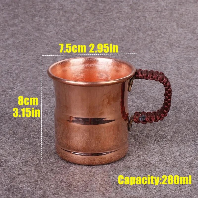 Медная кружка Moscow Mule 400 мл, 301-400 мл, Коричневый