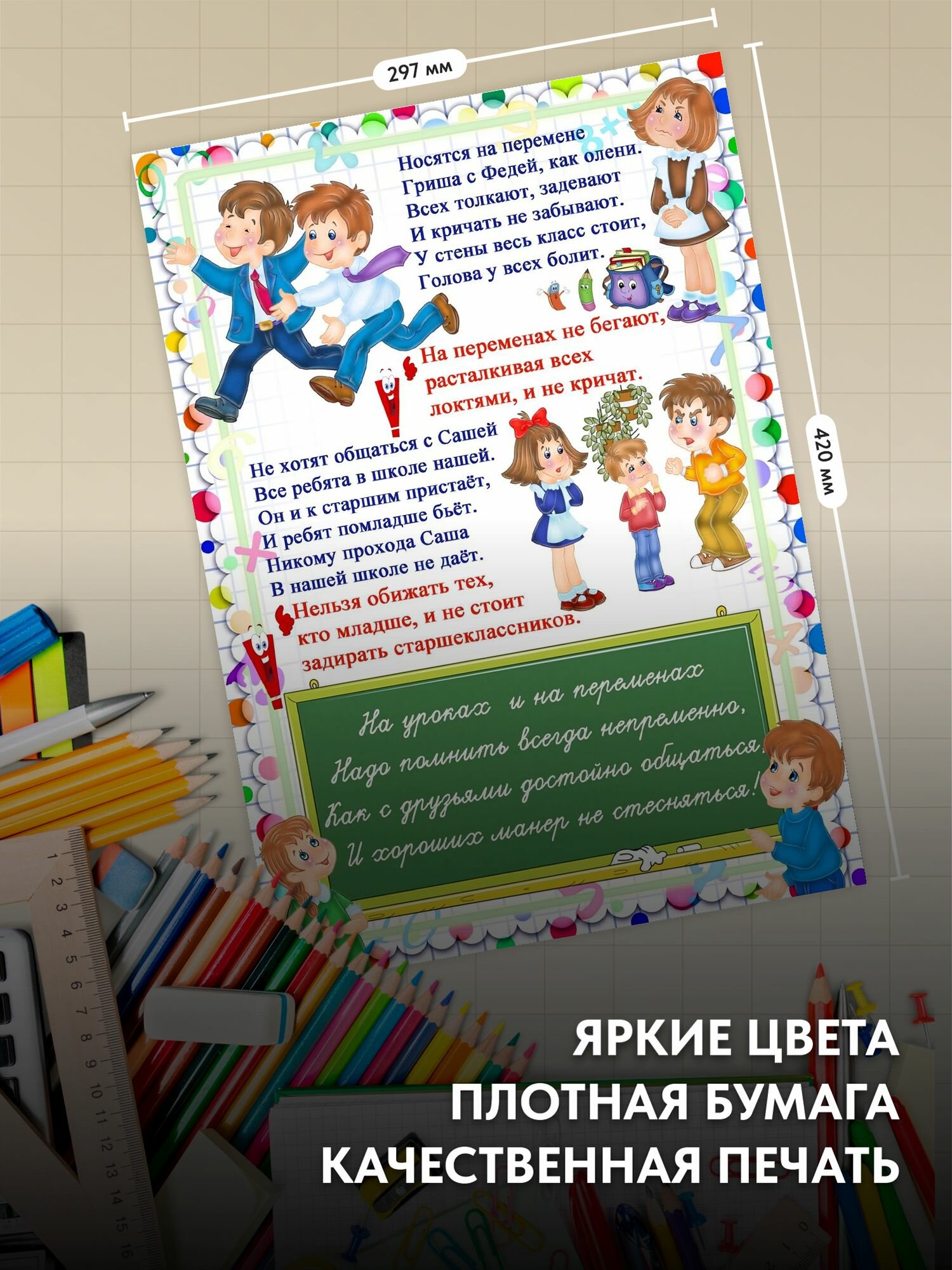 Правила класса плакат — фото 1