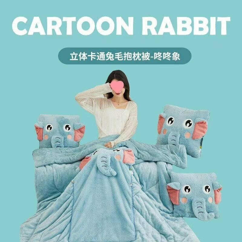 Одеяло-подушка Disney Stitch MINISO