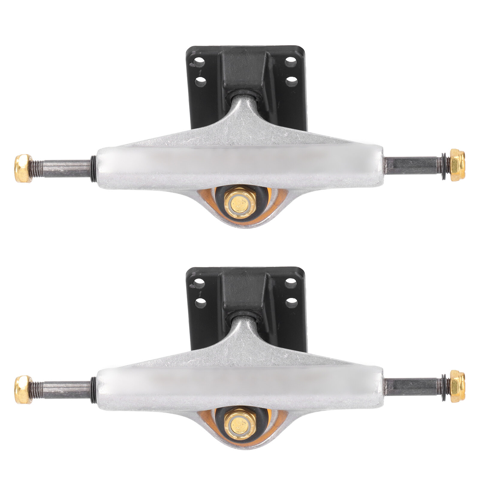 1Pair Skateboard Bracket Maple Longboard Support Stand Accessory Silver — фото 1