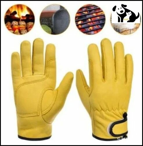 Эксклюзивные перчатки сварщика из бычьей кожи