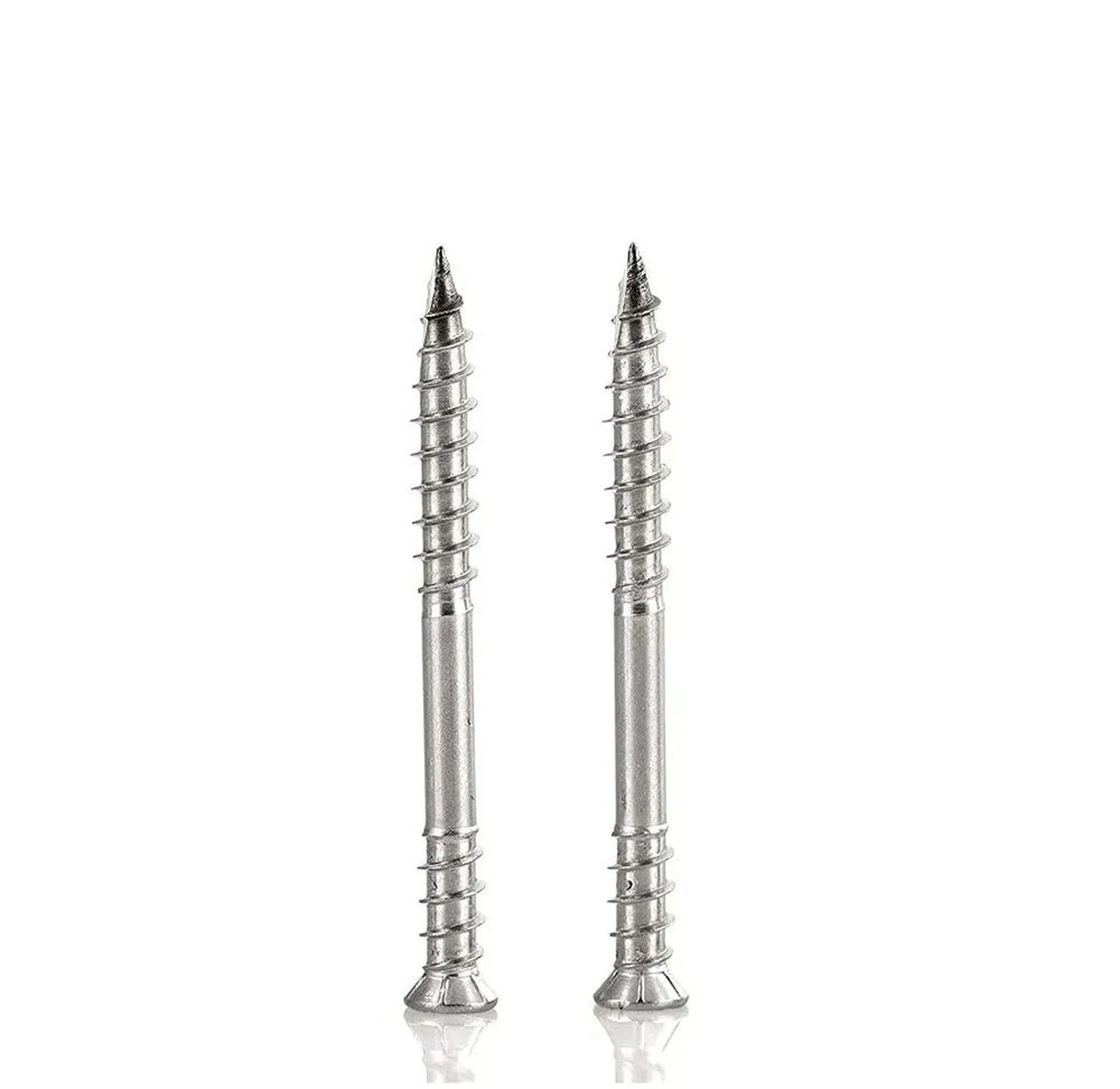 Шуруп Rusconnect, для террасной доски, 5x50 мм, 100 шт, серый