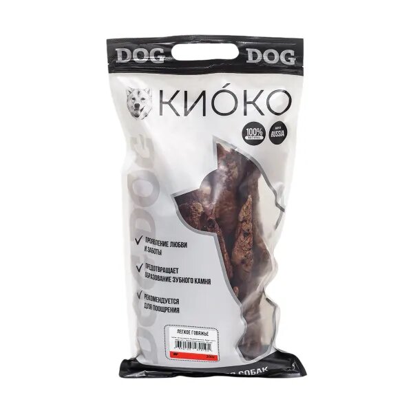 Киоко Лакомство д/собак Легкое говяжье 200гр