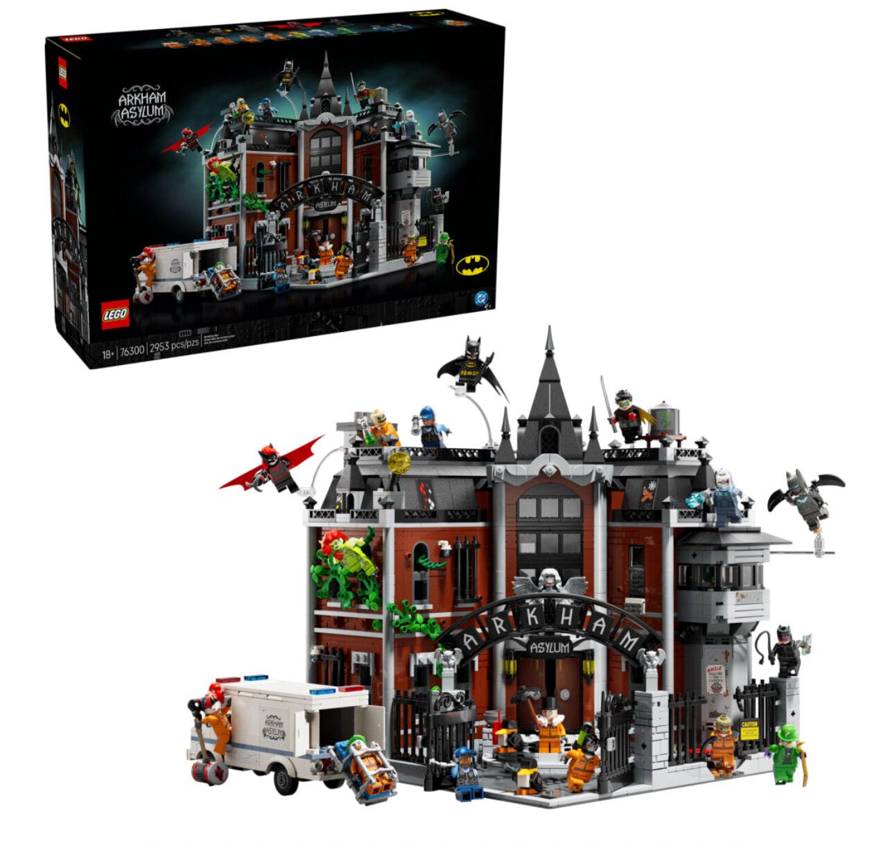 Конструктор LEGO DC Super Heroes 76300 Бэтмен: Лечебница Аркхам