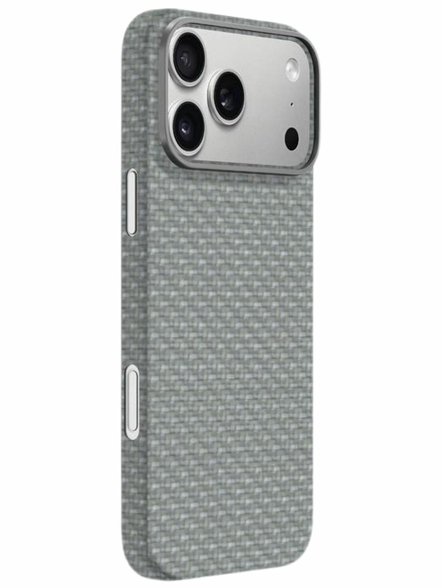 Чехол Kevlar для iPhone 17 Pro Max, titanium grey — фото 1