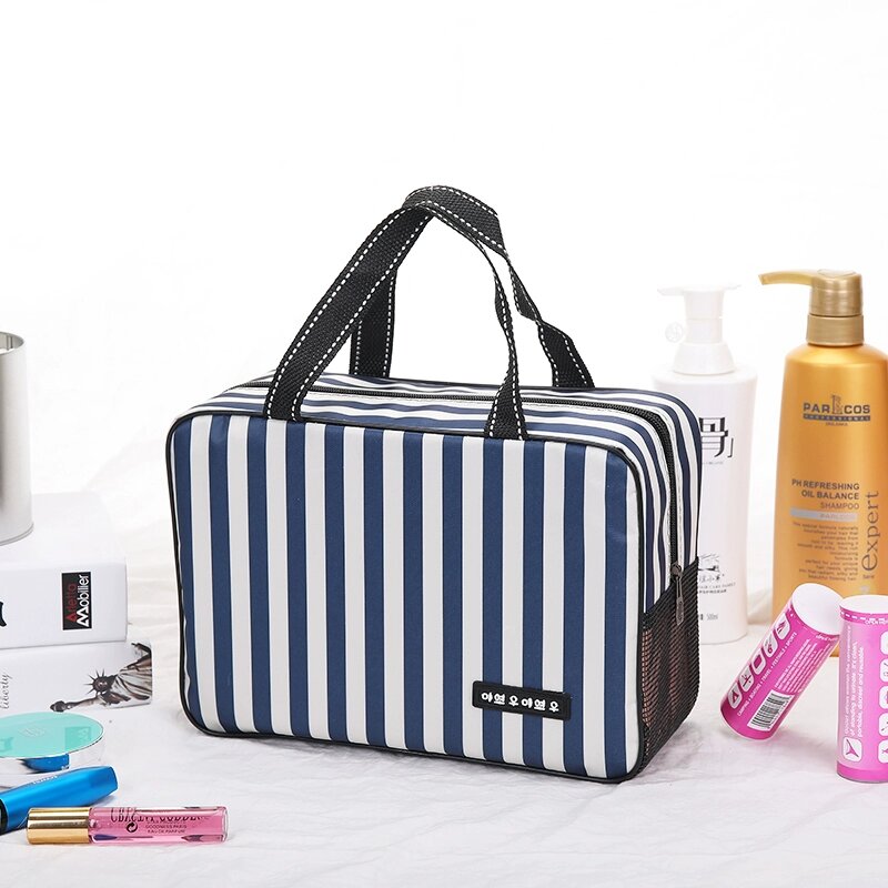 Многофункциональная вместительная сумка для душа из сетки, портативная, в корейском стиле, женская, водонепроницаемая,