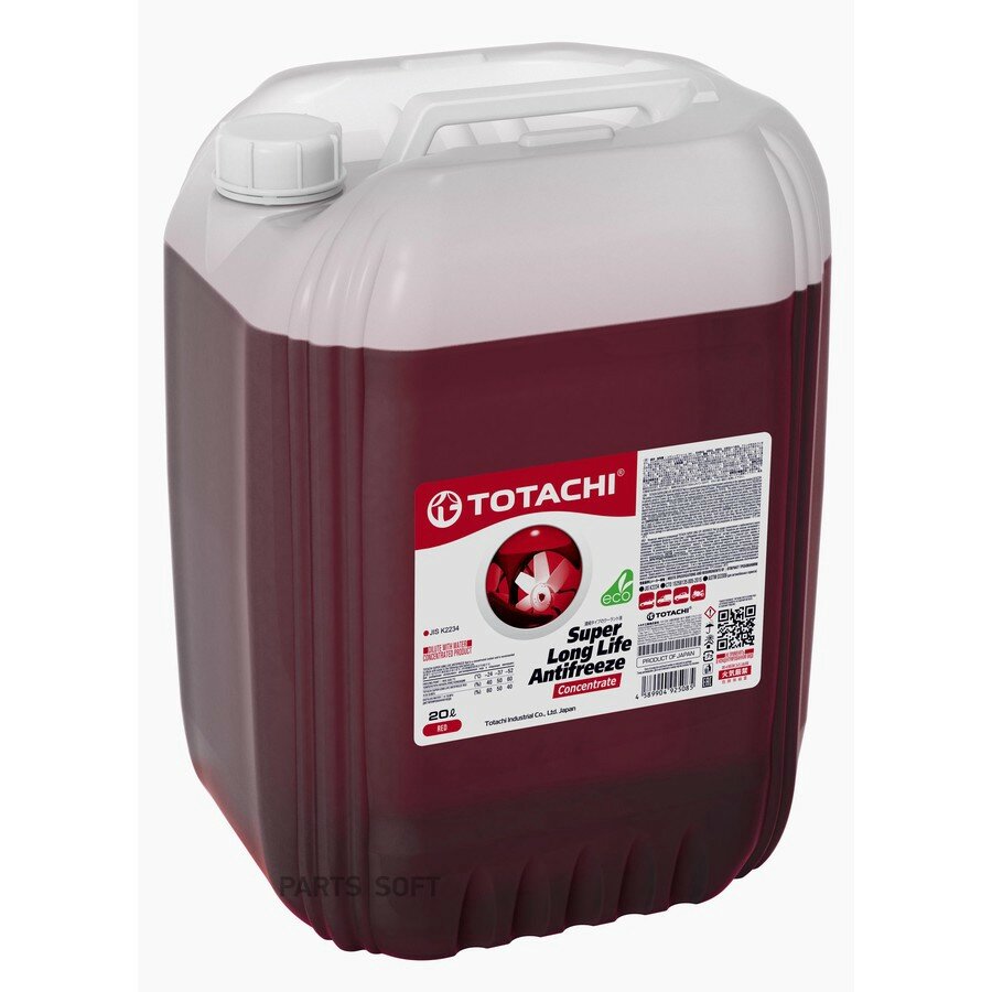Концентрат охлаждающей жидкости TOTACHI SUPER LONG LIFE ANTIFREEZE Red от официального дистрибьютора, TOTACHI, артикул 43320
