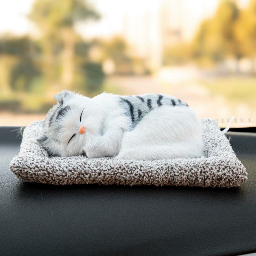 Мягкая игрушка кошка в машину на панель авто