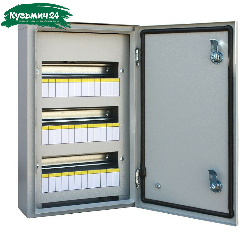 Щит распределительный металлический RUCELF ЩРН-36, IP31, 36 модулей, навесной серый 00-00001372, 1 шт.