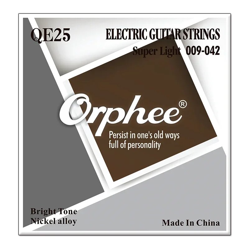 Струны для электрогитары Orphee QE25 Super Light 009-042