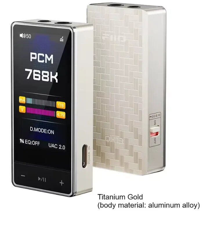 Портативный ЦАП/усилитель SHANLING QX13 Titanium Gold