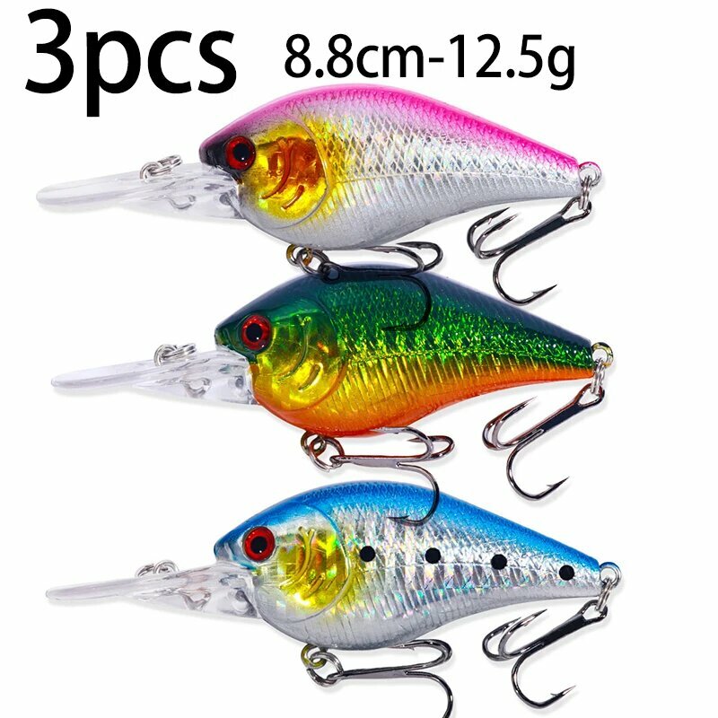 HENGJIA Воблер-крэнкбейт 8,5 см 15 г 6 цветов CB071-123