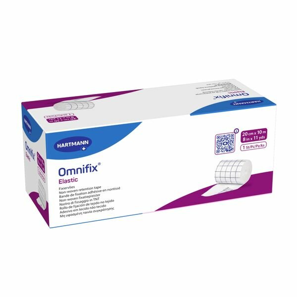 Пластырь фиксирующий нестерильный нетканый Elastic Omnifix/Омнификс 10м х 20см