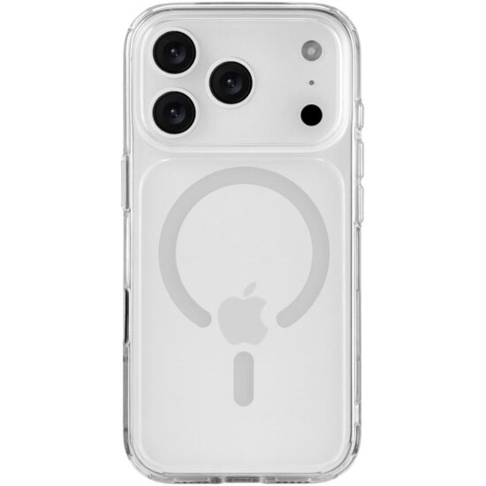 Чехол Ubear Real Mag Case для Apple iPhone 17 Pro, MagSafe совместимый, усиленный, прозрачный