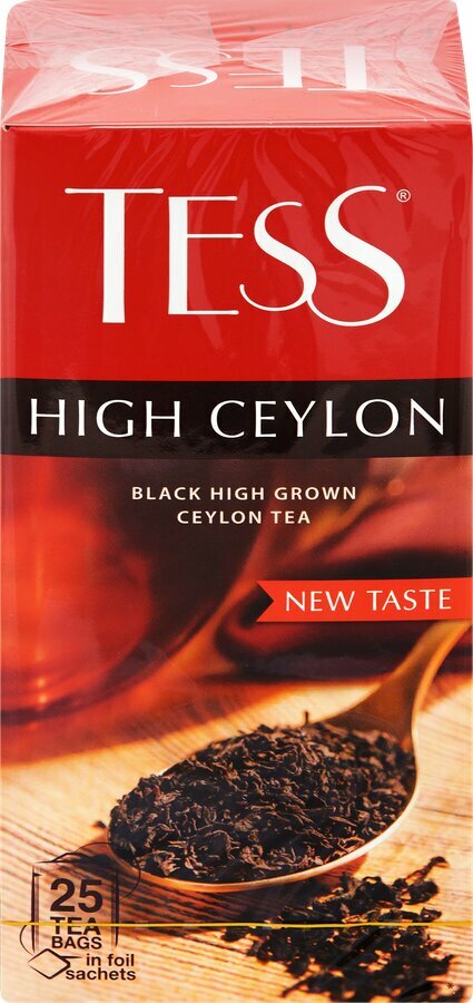 Чай черный TESS High ceylon, 25пак