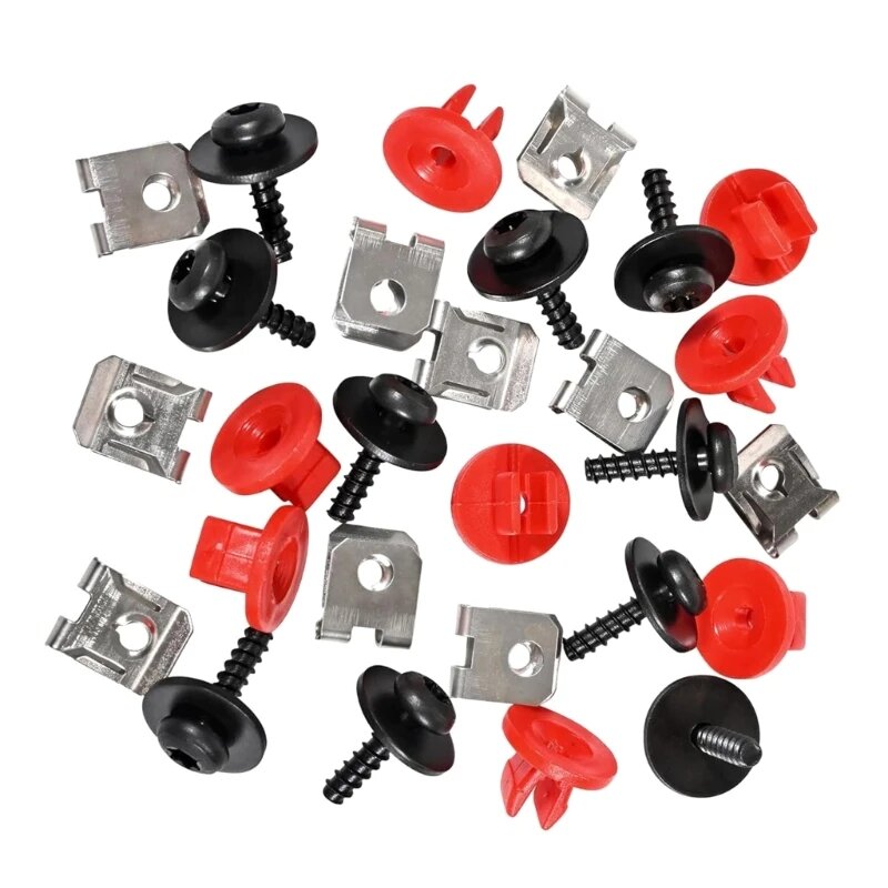 Брызговик двигателя автомобиля, крышка поддона, винт, болт U-образной гайки, зажим для Ford Focus Fusion Escape Explorer Edge Transit