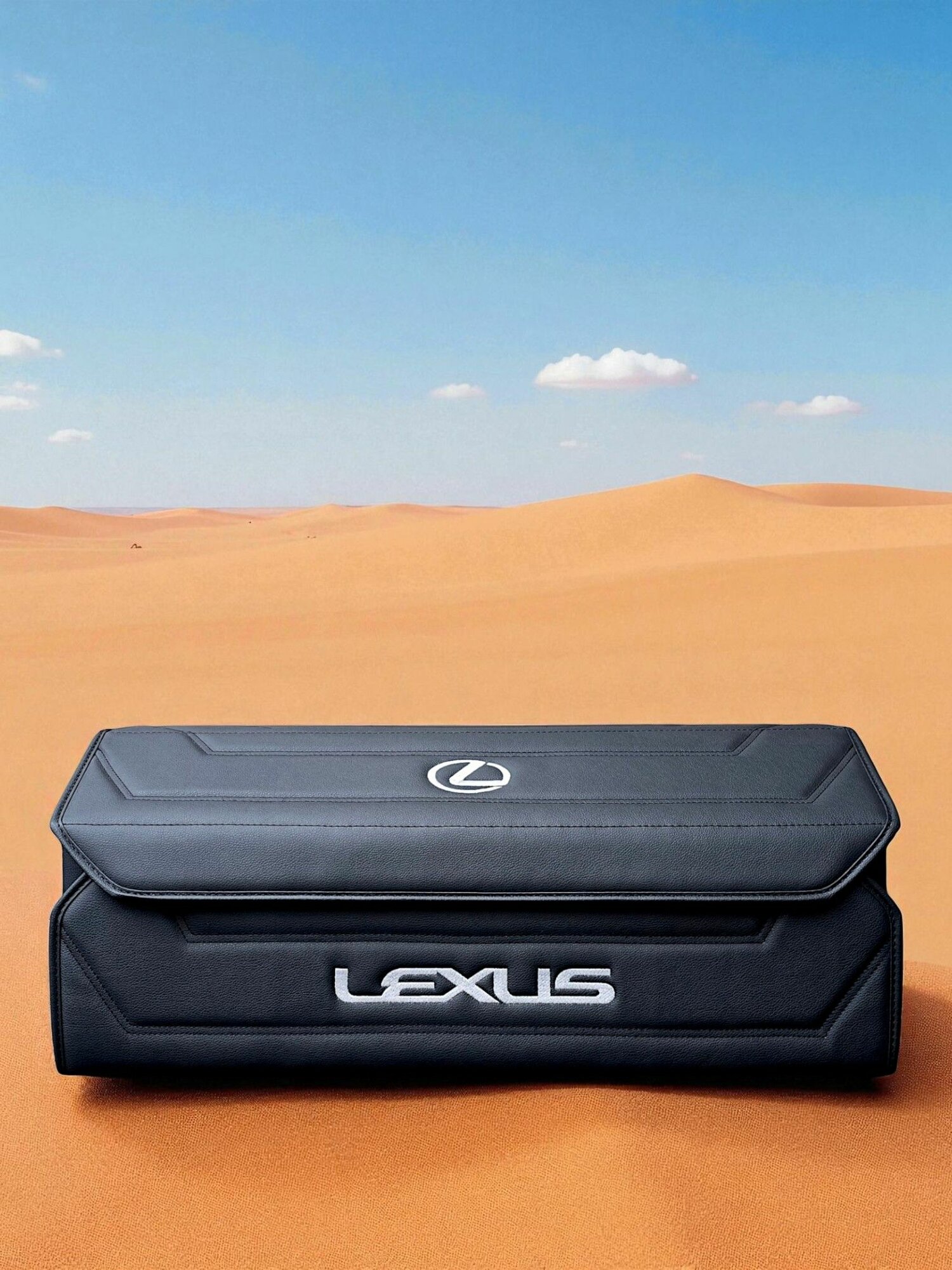 Органайзер в багажник для автомобиля Lexus, чёрный 70 см