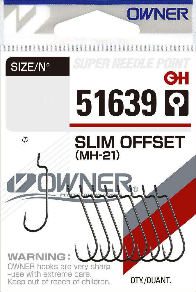 OWNER Крючок Slim Offset MH-22 BC №10 10шт