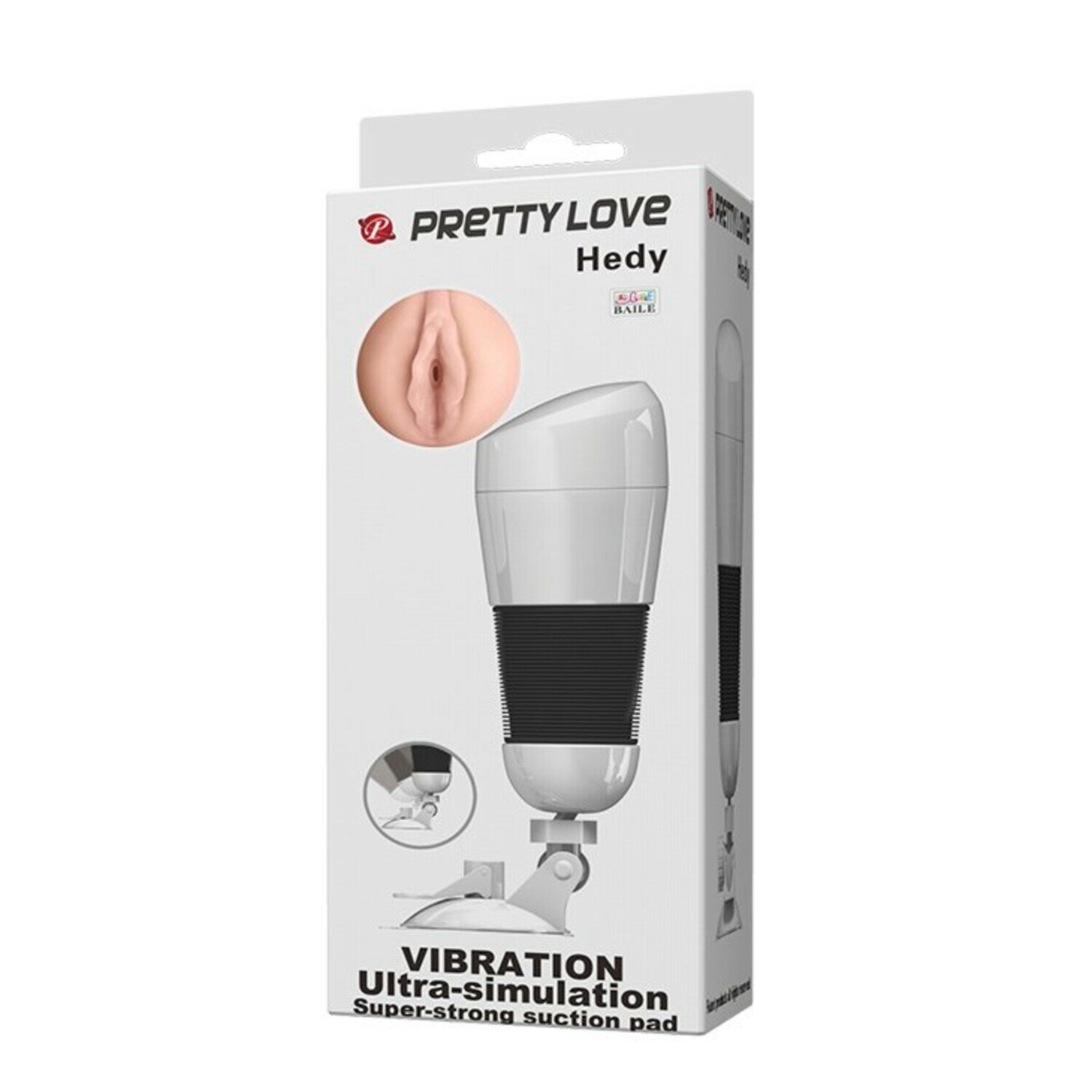 BM-00900T49 Мастурбатор вагина в тубусе HEDY Baile с вибропулей