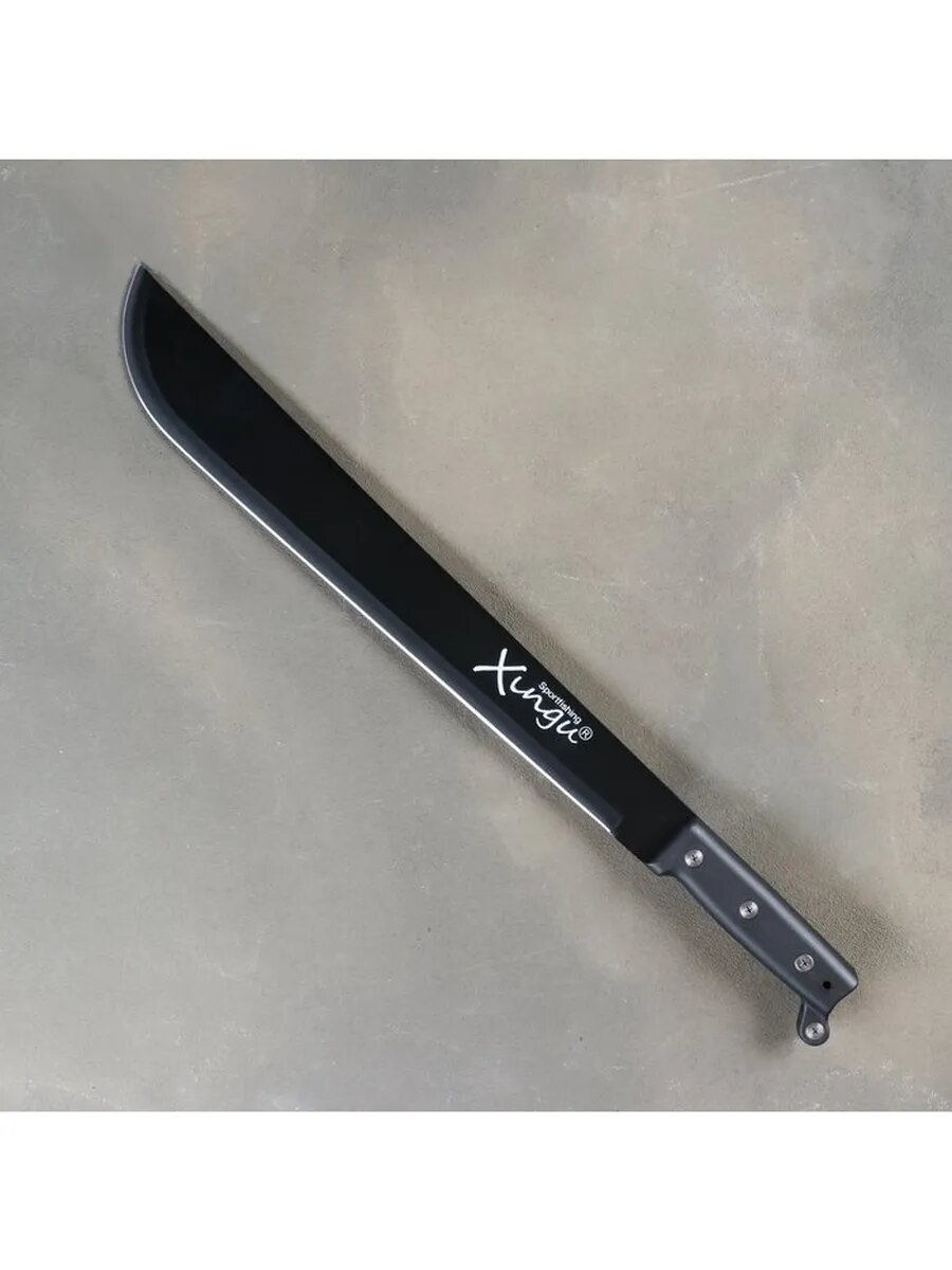 Нож-мачете "Топь" 53,5см, клинок 415мм/2,8мм, черный