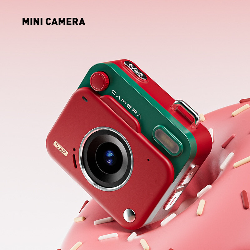 Новая CCD Retro Mini Mini Mini Digital Camera Student Campus Camera Photo Recording HD Pixel, Ростест (EAC), ручная установка,3.0,170, электронный, влагозащита,1,
