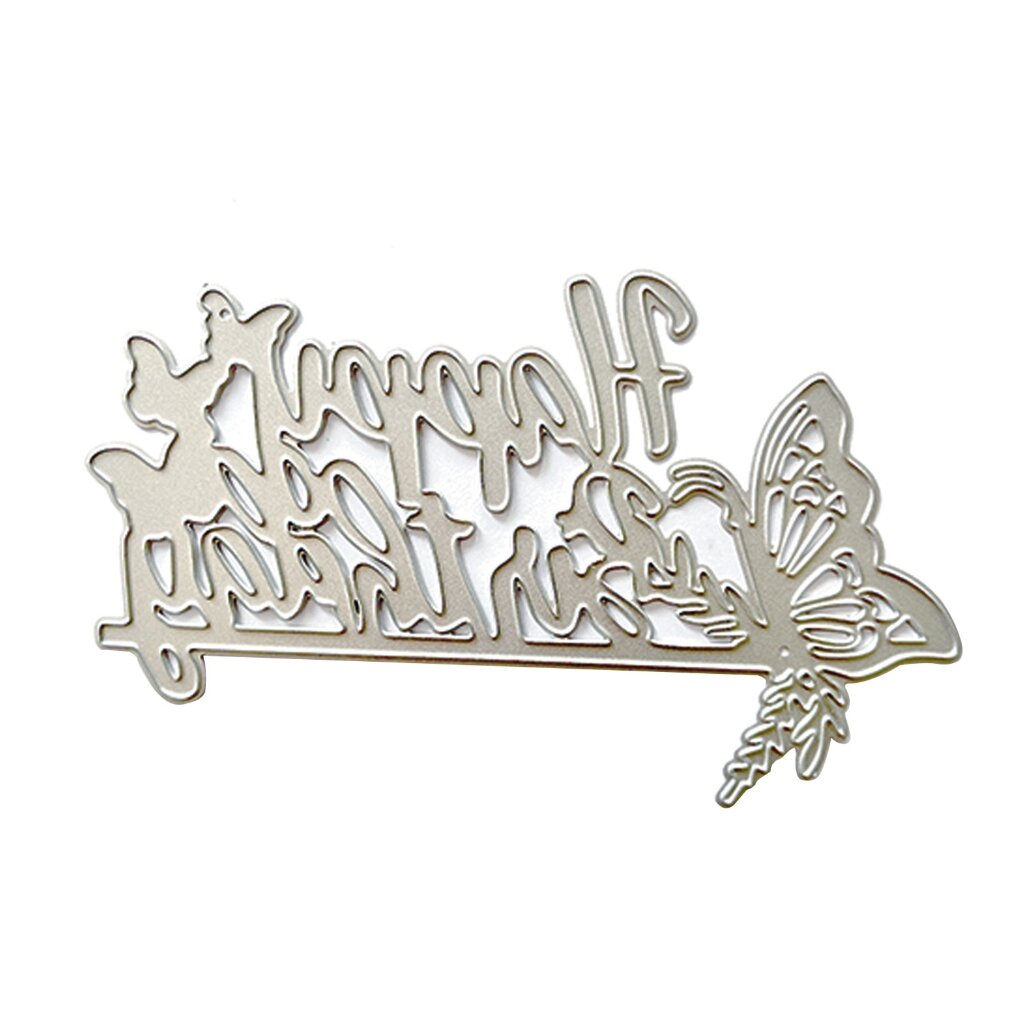 Металлические штампы для тиснения букв-бабочек трафаретами для вырезания шаблонов своими руками