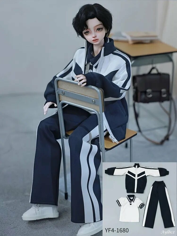 Одежда Bjd 1/4 Кукла Bjd, Рубашка, куртка, брюки, гоночная форма и многое другое