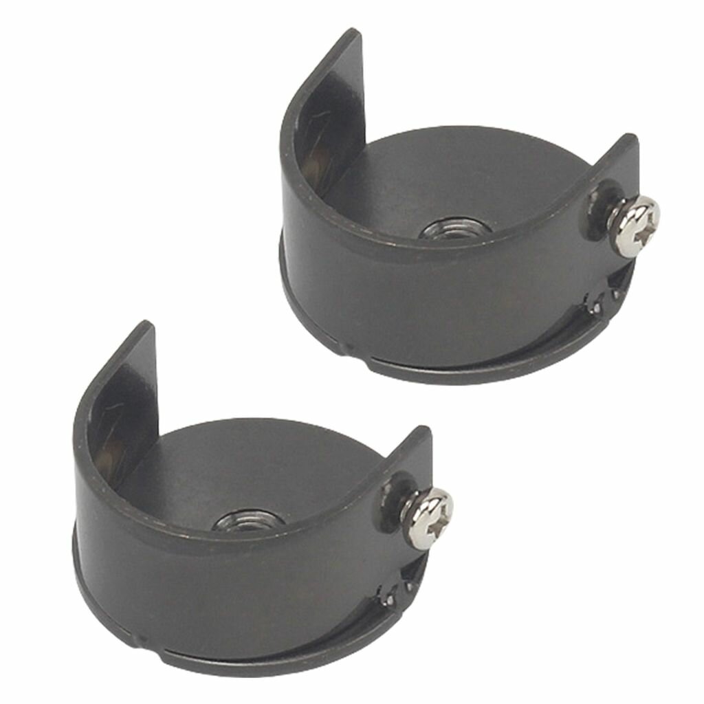 2 римских карниза диаметром 28 мм, аксессуары, боковые кронштейны для карнизов для штор-28 черный боковой кронштейн