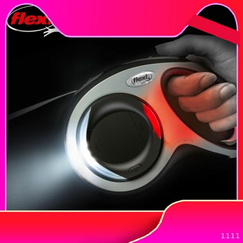 Инновационная подсветка поводка Flexi, бестселлер для рулетки