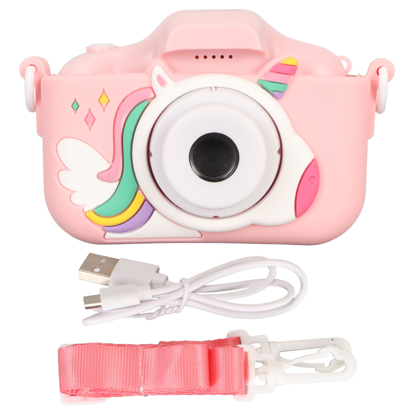 Детская камера 40MP 1080p Передняя задняя двойная камера 2 дюйма IPS Симпатичный экран простой работы с фото видео цифровой селфи камера для подростков