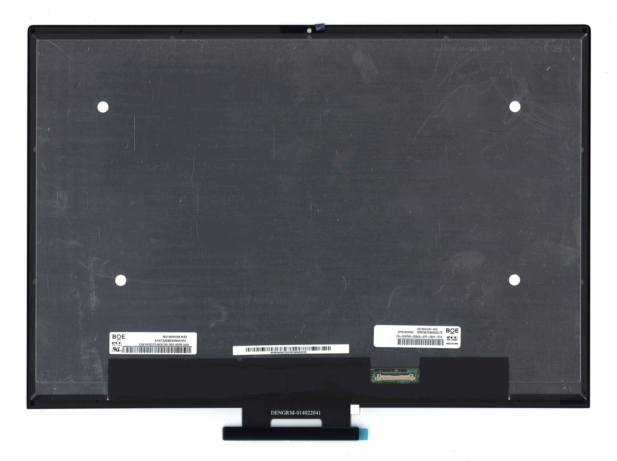 Дисплей (матрица + тачскрин) для Dell NV140WUM-A12