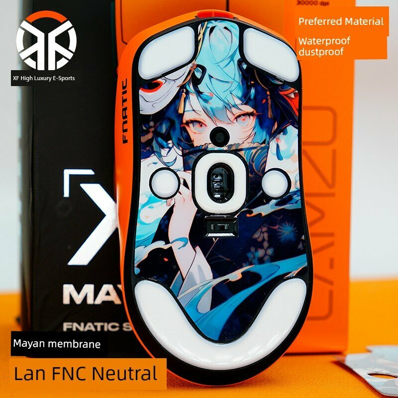Защитная пленка для мыши Lamzu Maya, пленка для беспроводной мыши MAYA X, пленка LAMZU Fanadi FNC, пыле- и