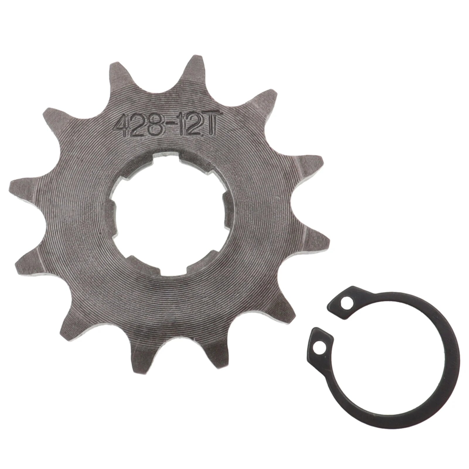 Передний двигатель 428 # 10T 11T 12T 13T 14T 15T 16T 17T 18T 19T Зубья 17 мм 20 мм Цепная звездочка с фиксатором пластины