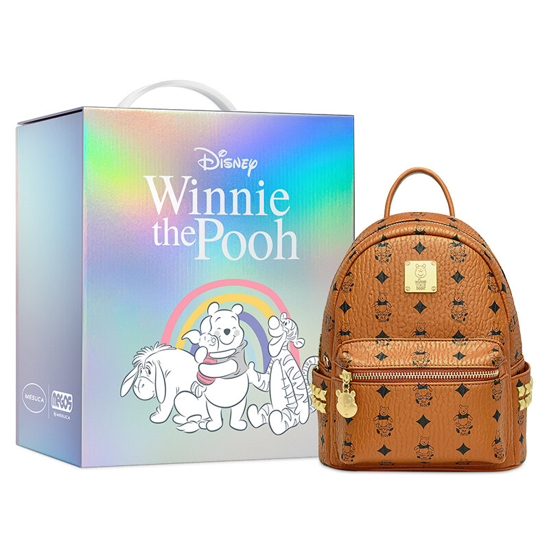 Мини-рюкзак унисекс Disney MESUCA коллаборация Винни-Пух PU-кожаный