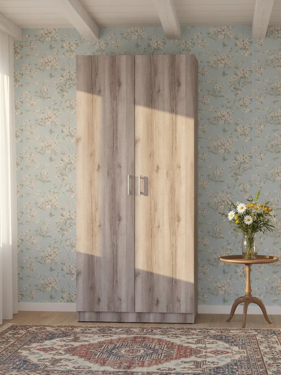 Шкаф FRESTER деревянный распашной с полками для одежды, от производителя