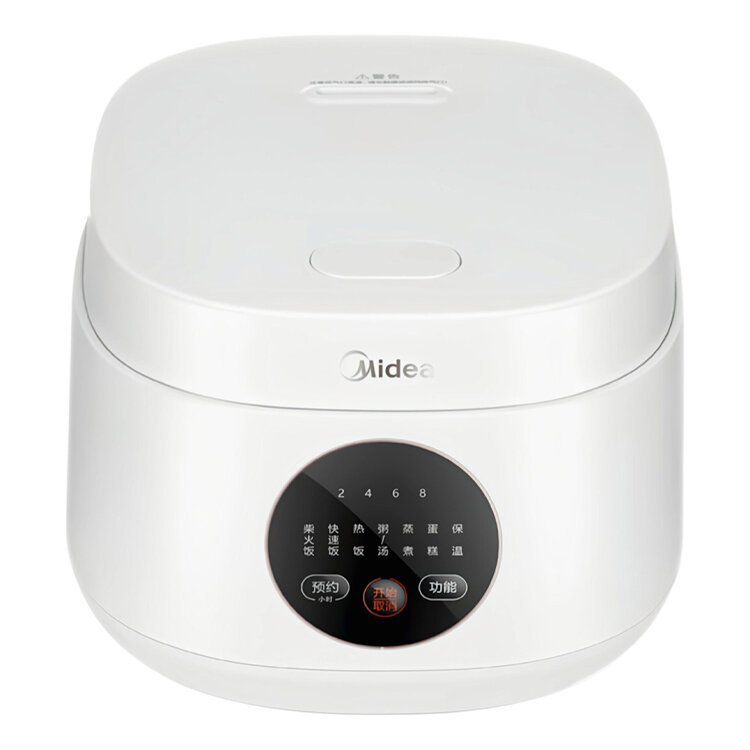 Рисоварка Midea, белая, 13394549, для приготовления риса, до 1.8 л, с функцией подогрева, автоматическое отключение