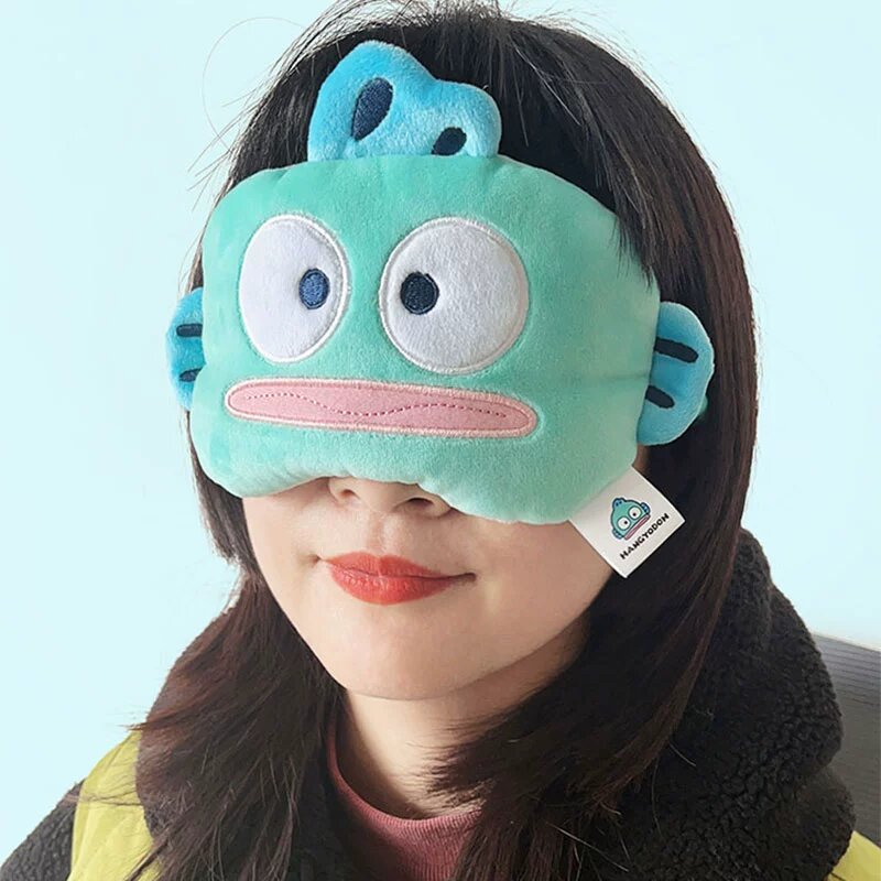 Кукла Sanrio Half Fish Man, уродливая рыба, сумка через плечо, шляпа осьминога, Хантон, мягкая игрушка-кукла, большой