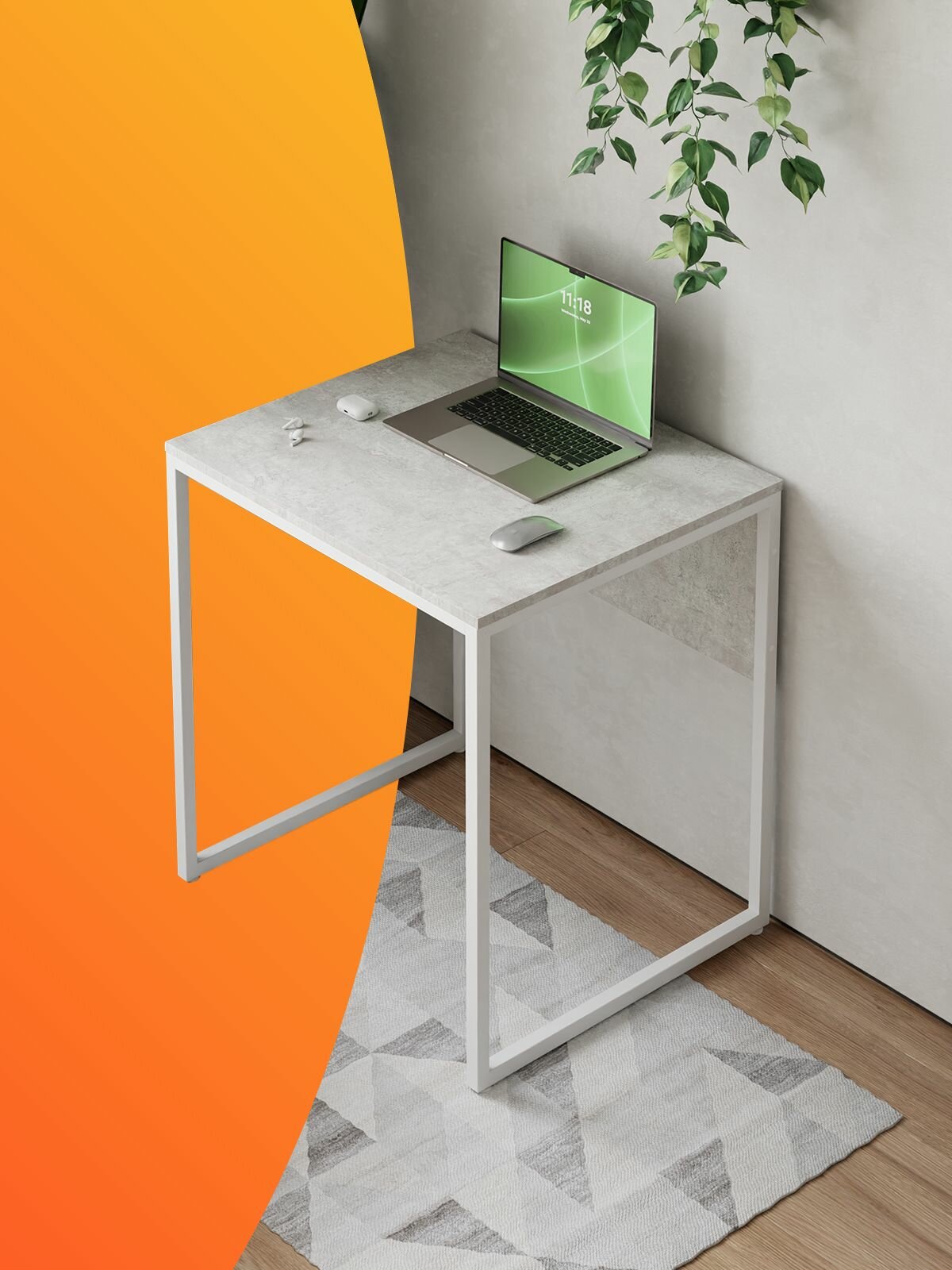 Стол компьютерный письменный для ноутбука 70х60х75 см