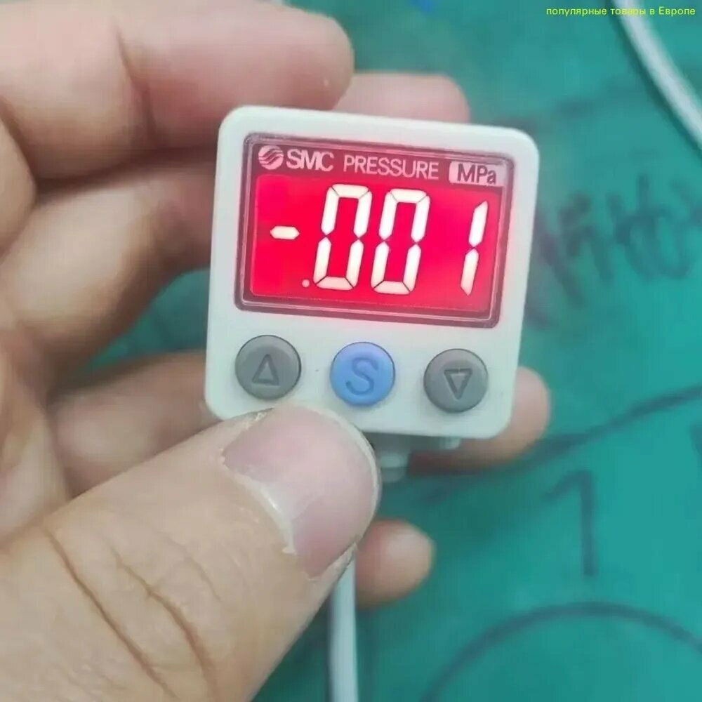 Цифровой манометр, прецизионный цифровой датчик давления, пневматический датчик вакуума отрицательного давления, ISE30A-01-P