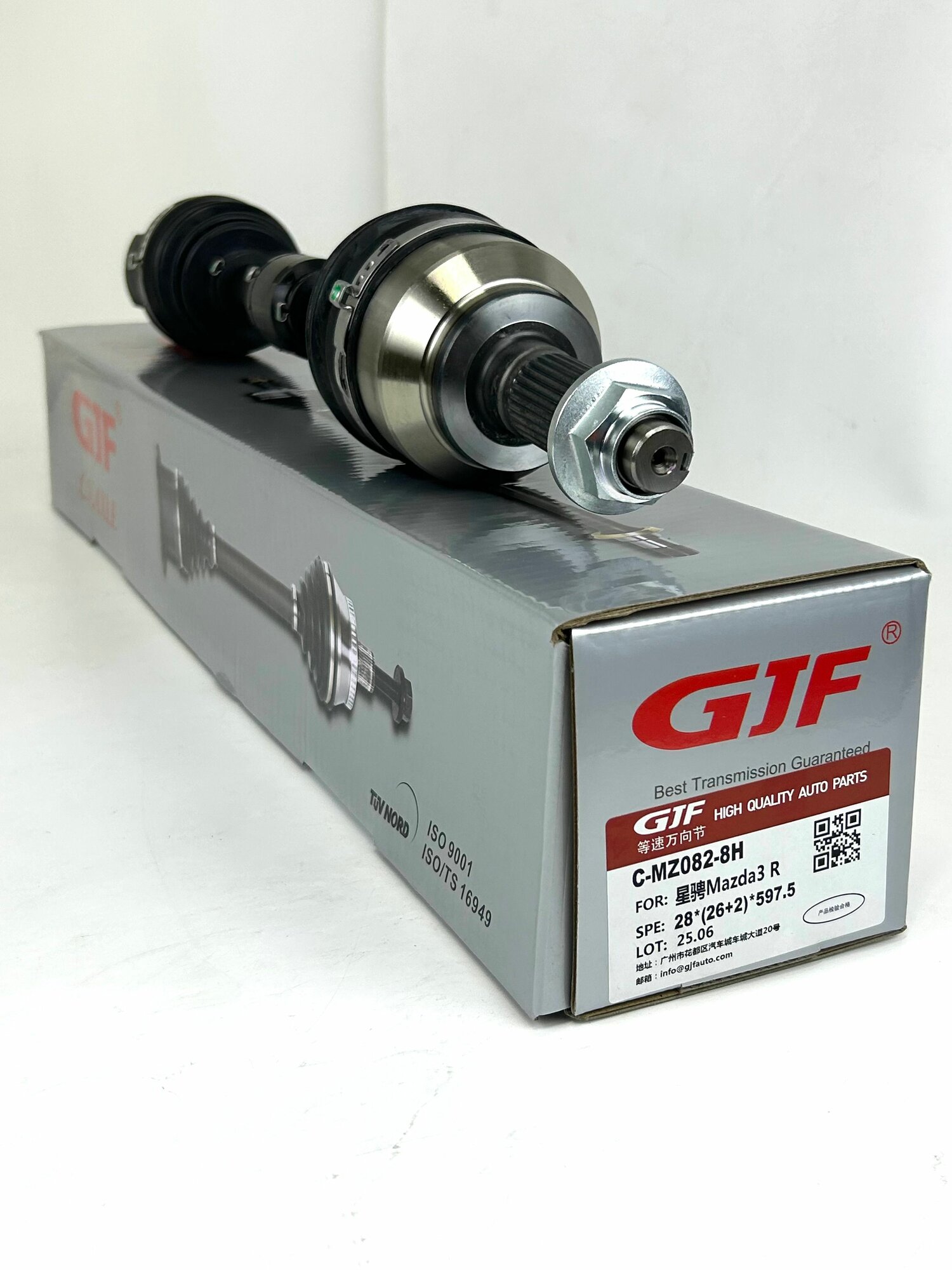 Привод CMZ0828H, FG0225500F, Mazda 3 BK BL 1.6 Z6 правый