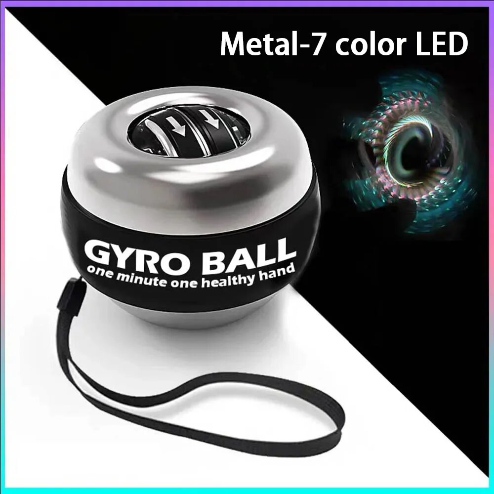 Wrist Power Grip Ball OUT180 тренажер для запястий Metal-7 color LED
