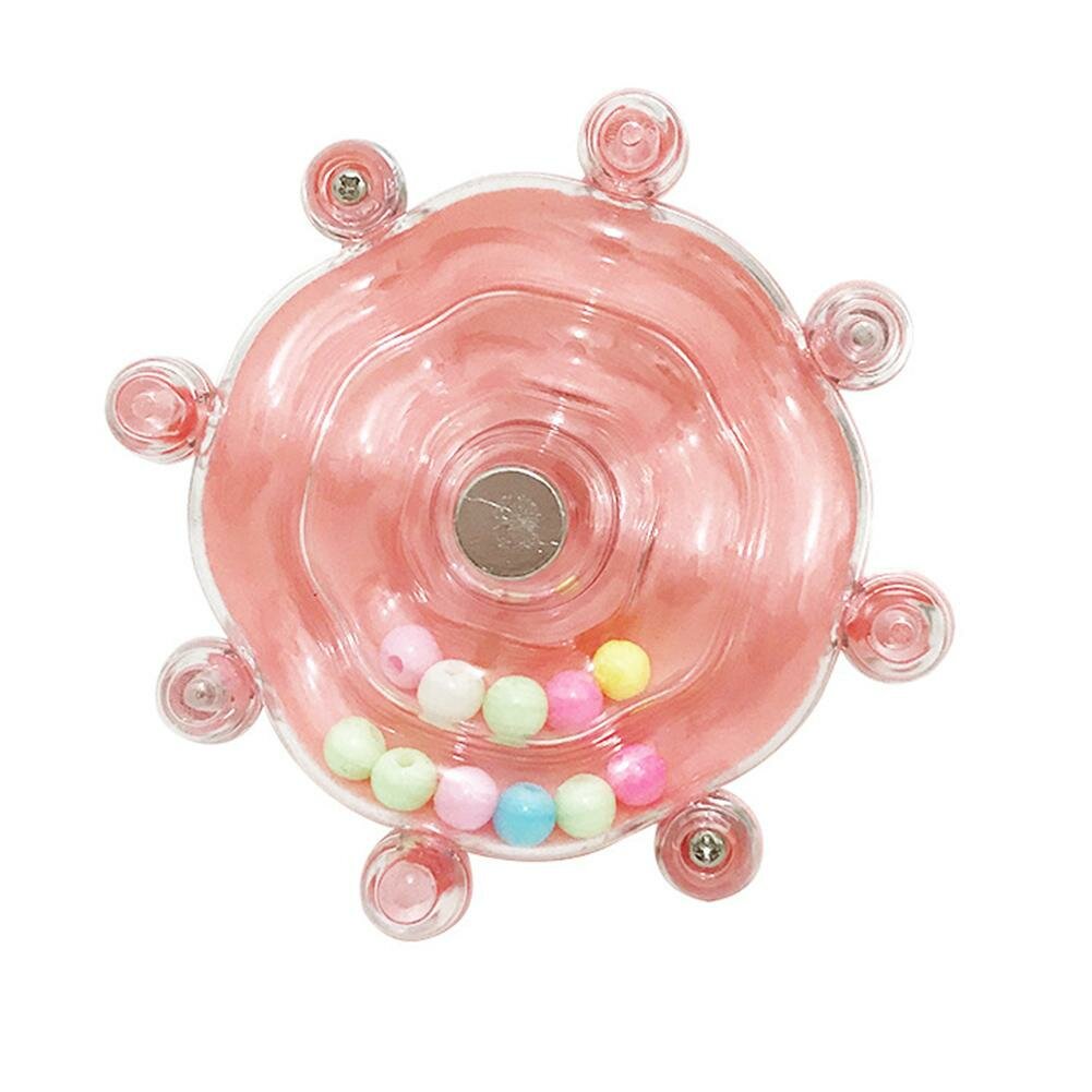 Игрушка для попугаев вращающаяся летающая тарелка, антистресс игрушка для волнистых попугаев и корелл