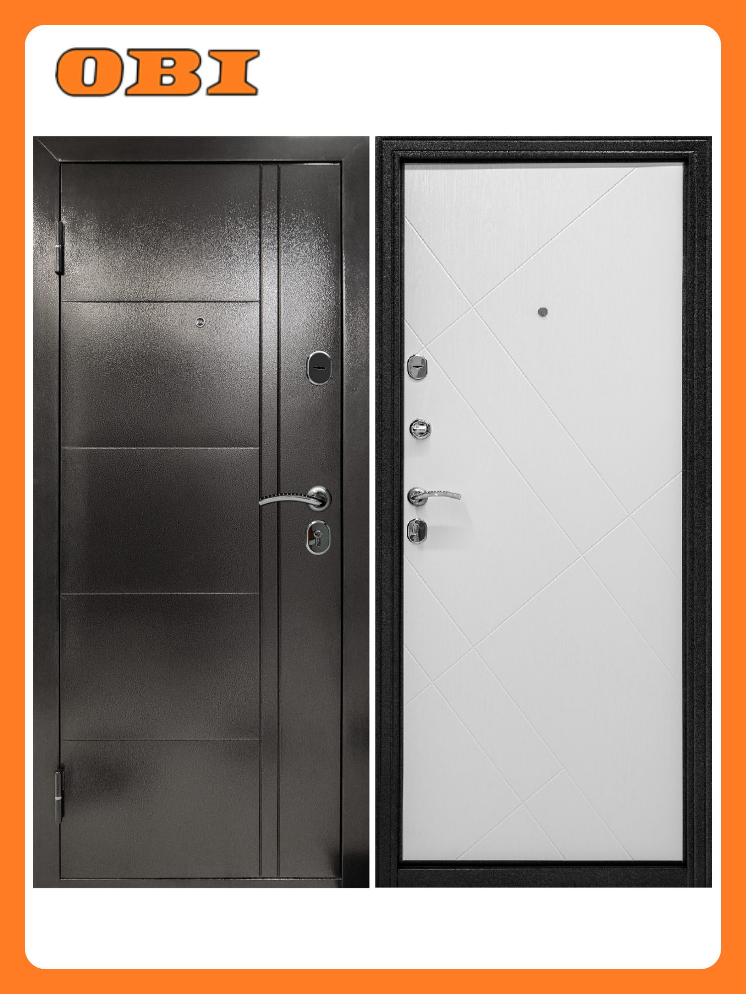 Дверь металлическая Форпост ФП 65 96х205Л