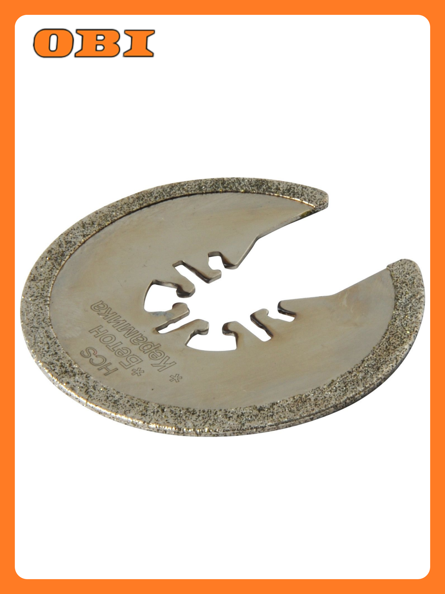 Насадка для мультитула ELITECH 1820.006200, основание HCS, алмазное покрытие, 64мм