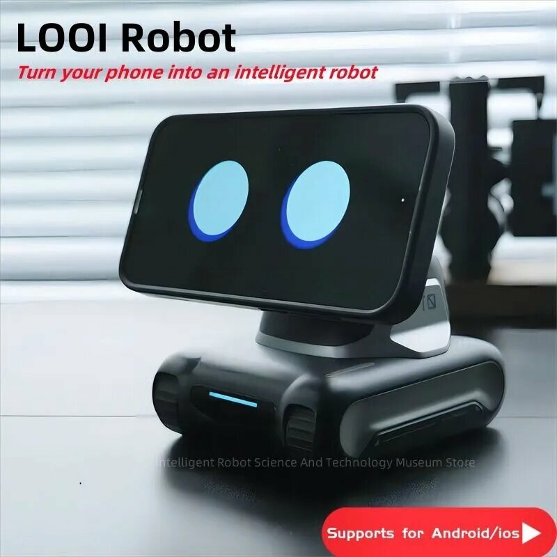 Умный робот LOOI, ИИ-питомец, голосовое и жестовое взаимодействие. Телефон не включен