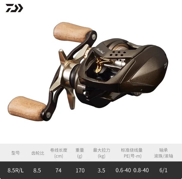 DAIWA Silver Creek Dropshot Micro Crankbait Lure Fishing Reel Левая рука
